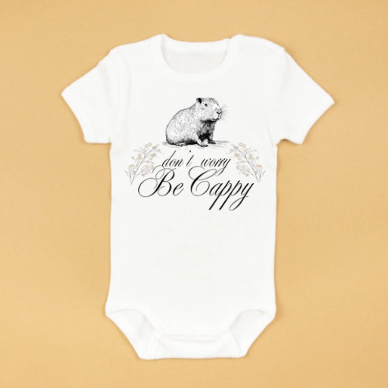 Don't Worry Be Cappy Svg, Capybara Svg, Capybara Png, Loves Capybaras ...