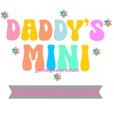 Daddy's Mini Svg Png, Father's Day Svg Png, Father and Son Svg Png ...