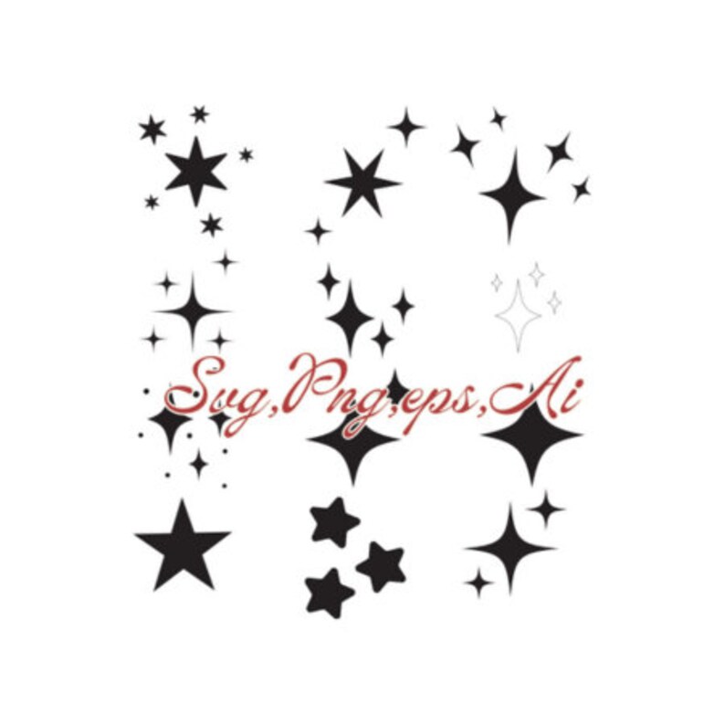 Star Svg, Sparkle Star Svg, Star Png, Sparkle Star Svg Bundle, Star ...