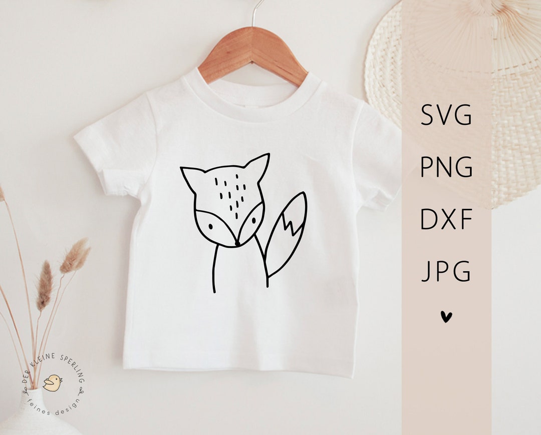 Plotterdatei Fuchs SVG DXF PNG | Fuchs Waldtiere - Etsy.de