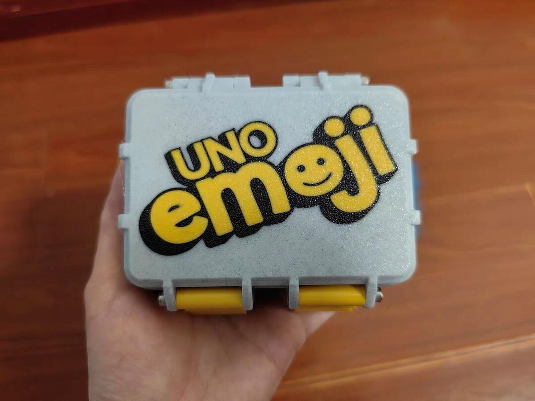 Uno Emoji Card Game 3D Printed Sturdy Box and Card Holder - Etsy