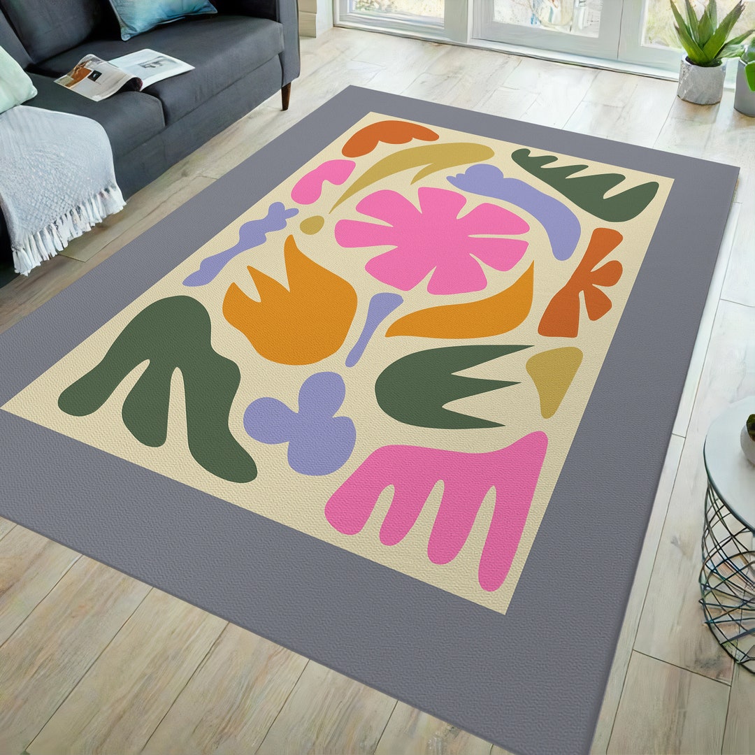 Minimalist Rug, Aesthetic Rug, Mid Century Rug, Modern Rug, Minimalist ...
