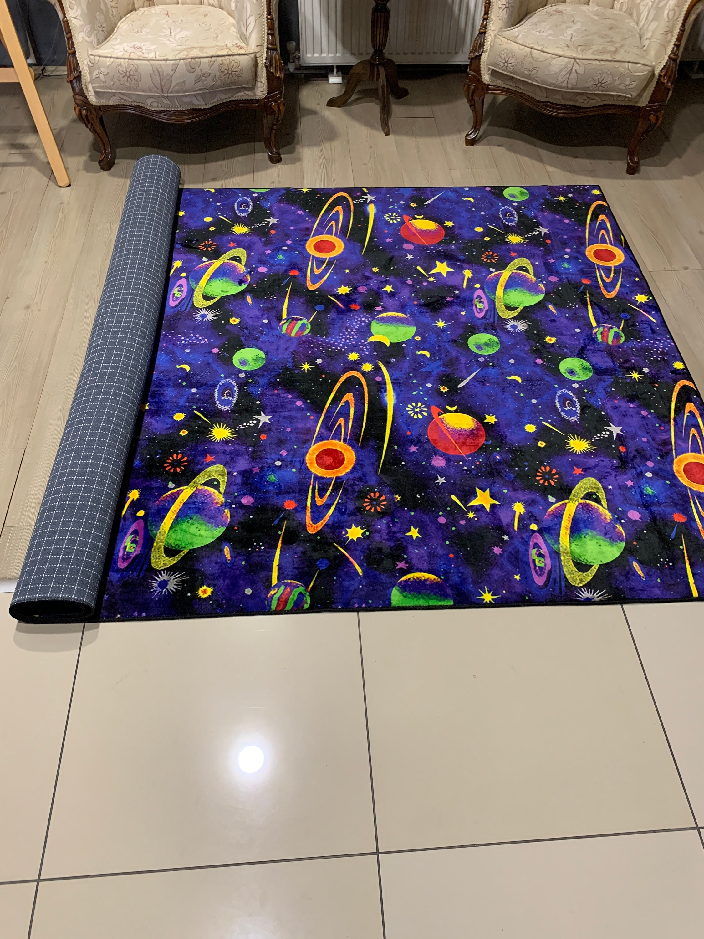 Arcade Rug, Space Rug, Arcade Room Rug, Galaxy Rug, Fun Area Rug ...