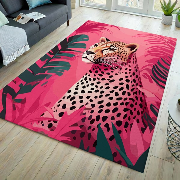 Pink Animal Rug - Etsy