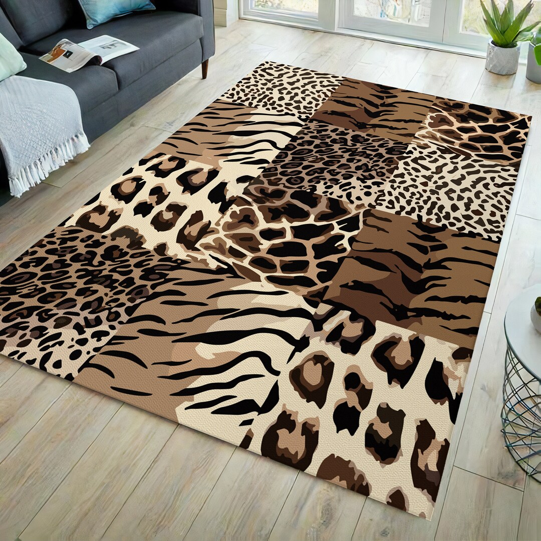 Leopard Rug, Animal Skin Rug, Zebra Rug, Tiger Rug, Cheetah Rug, Animal ...