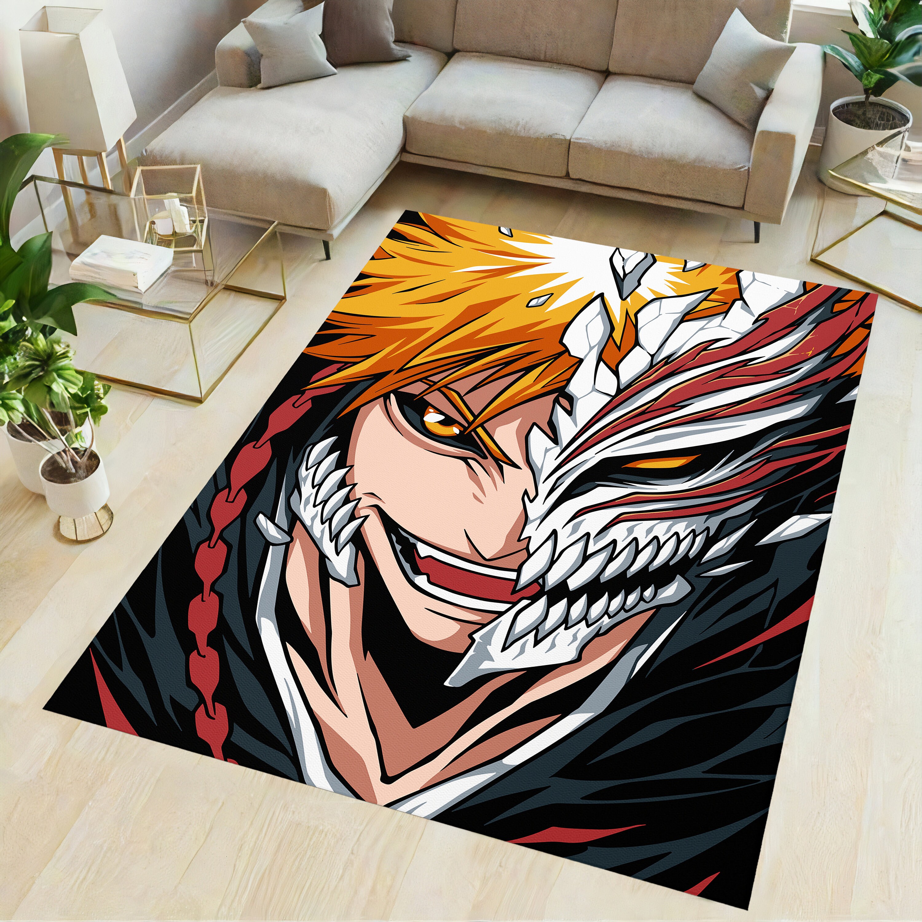 Anime Rug, Japanese Rug, Cartoon Rug, Nursery Rug, Home Decor, Anime ...