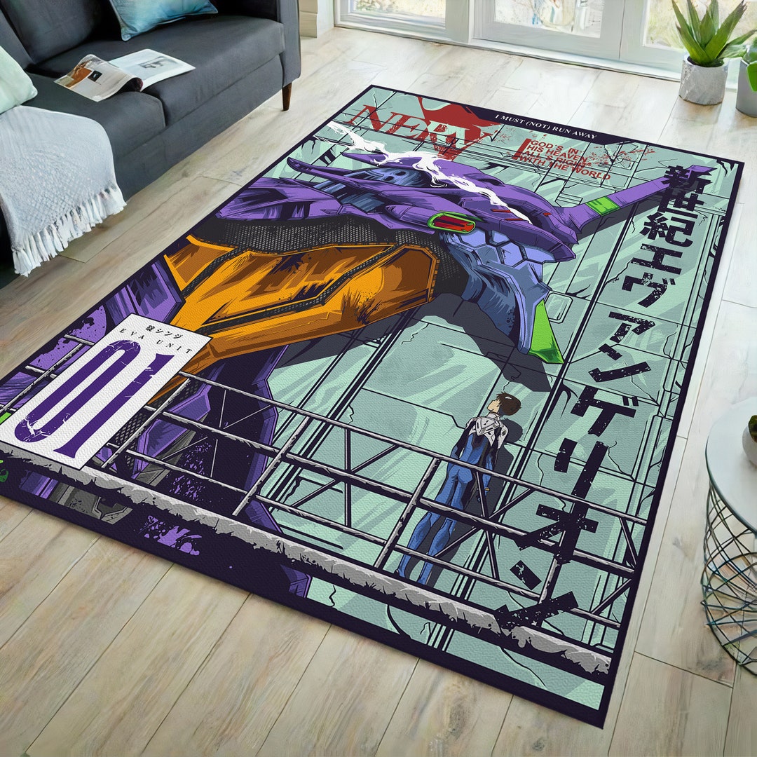 Anime Rug, Anime Carpet, Anime Art Rug, Anime Area Rug, Japanese Rug ...