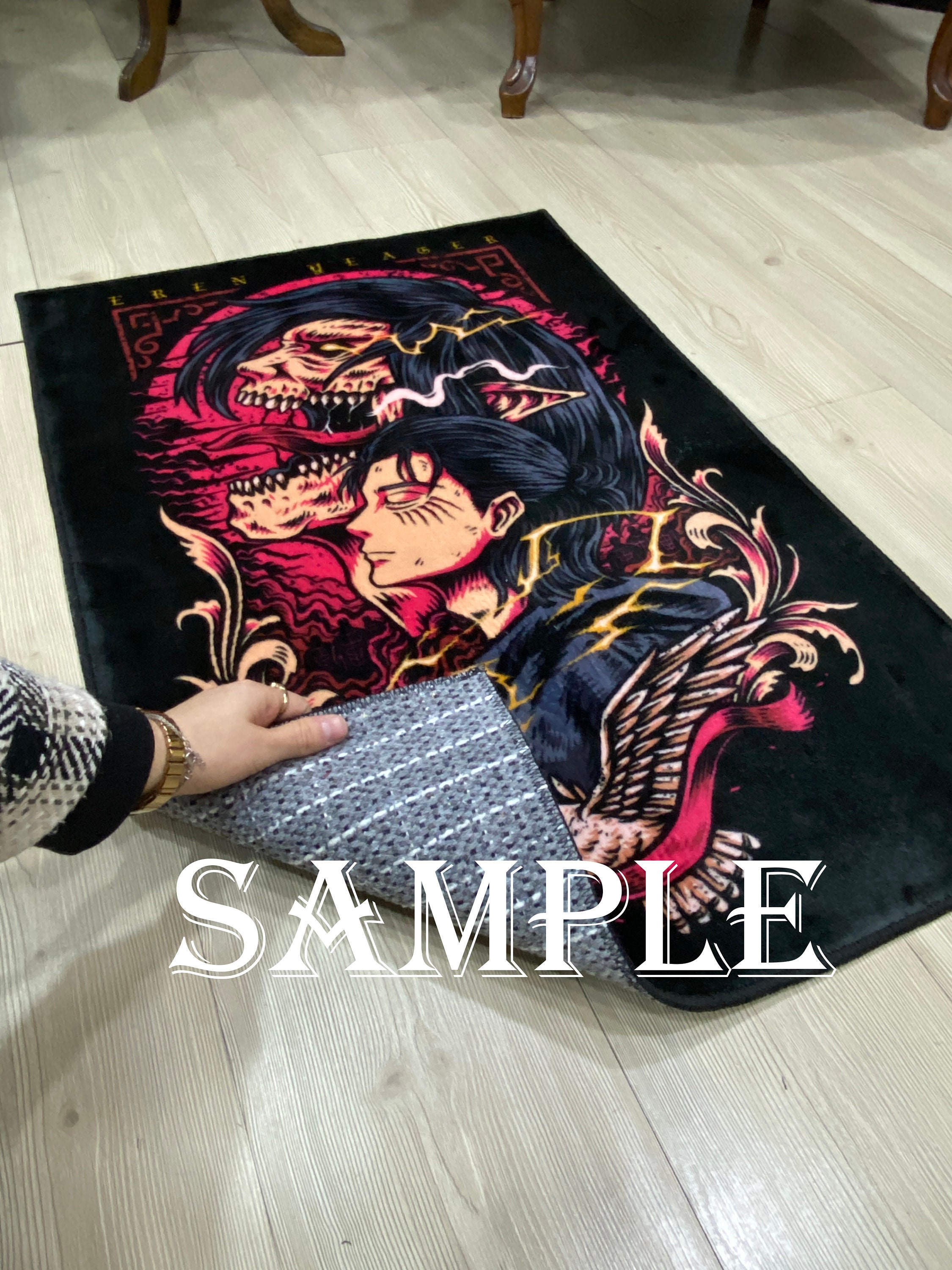 Anime Rug, Japanese Rug, Cartoon Rug, Nursery Rug, Home Decor, Anime ...