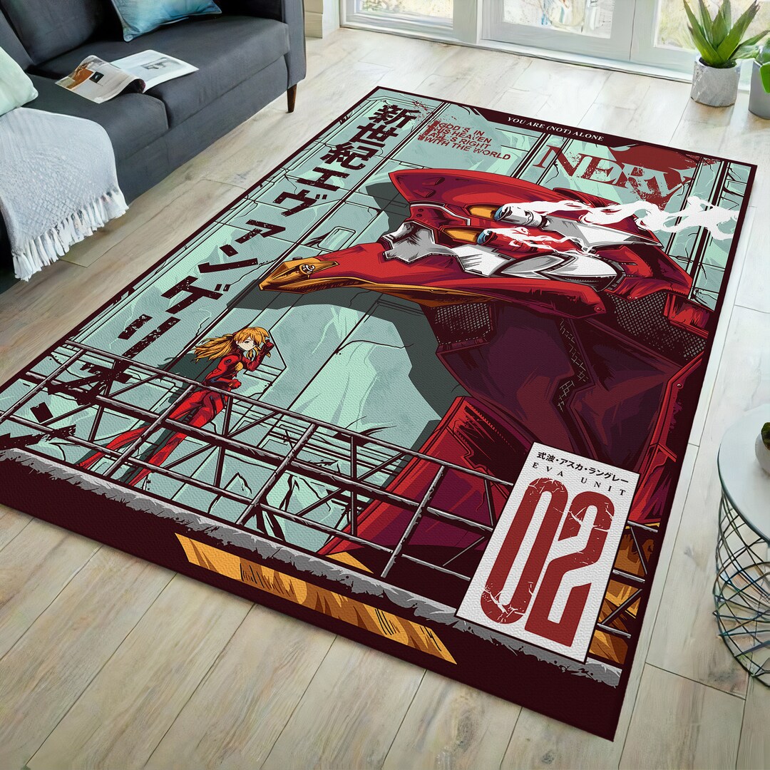 Anime Rug, Anime Area Rug, Japanese Rug, Anime Carpet, Anime Art Rug ...