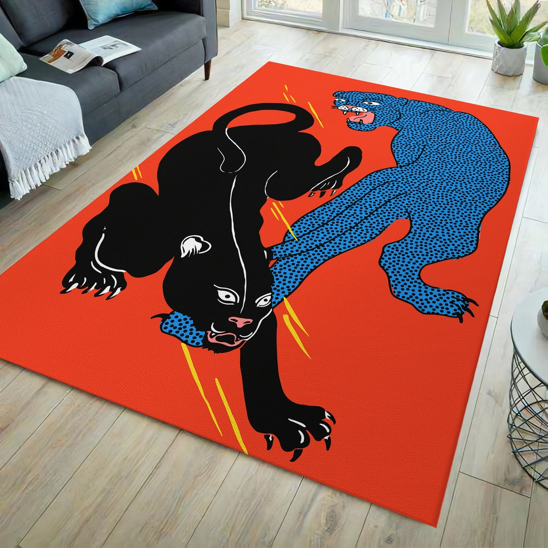 Jaguar Rug, Animal Rug, Jaguar Carpet, Animal Pattern Rug, Tiger Themed ...