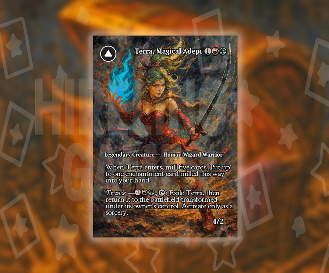 Terra, Magical Adept - Esper Terra - Double-sided - Full Borderless ...