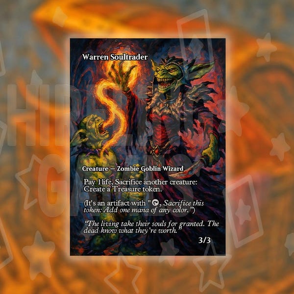 Magic Gathering Card Back - Etsy