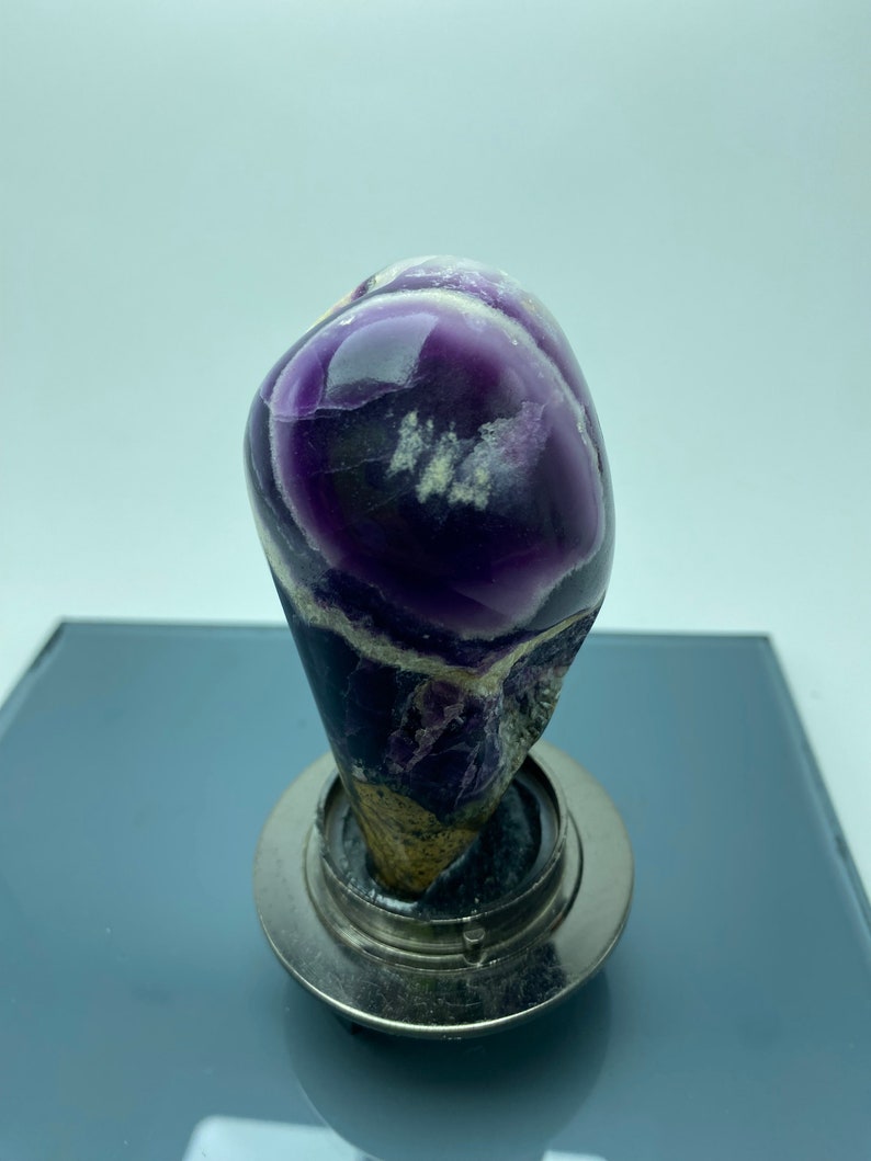 Purple Fluorite Freeform Stone: A Captivating Crystal Masterpiece on ...