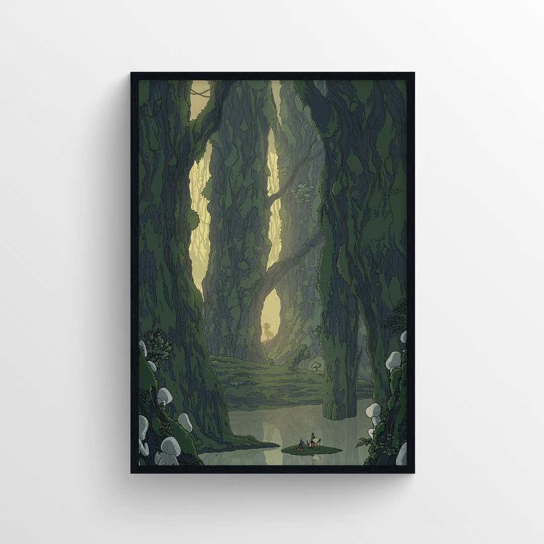 Princess Mononoke Movie Poster Digital Download Print Wall Art Home ...
