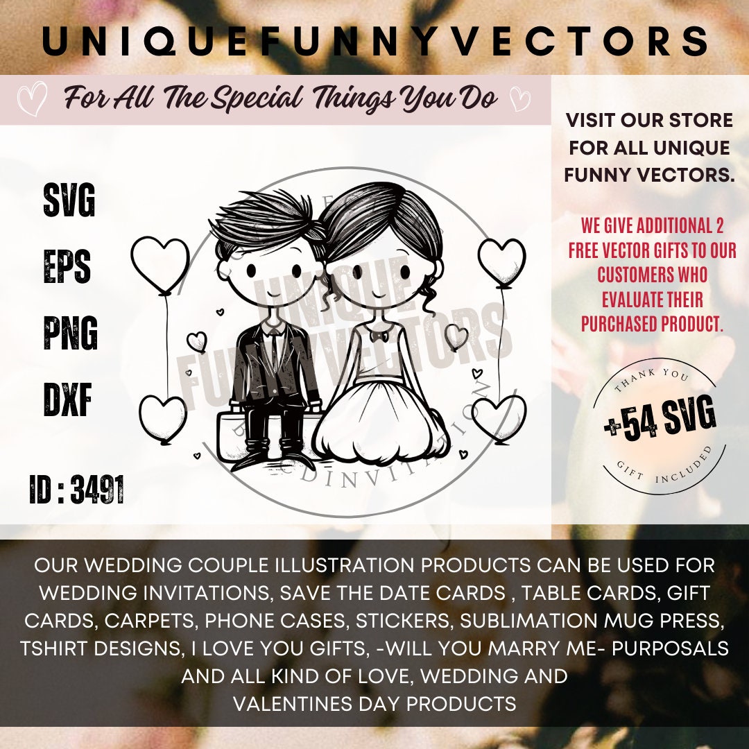 Sitting on the Rock Cute Sitting Couple Clipart Vectors Illustration ...