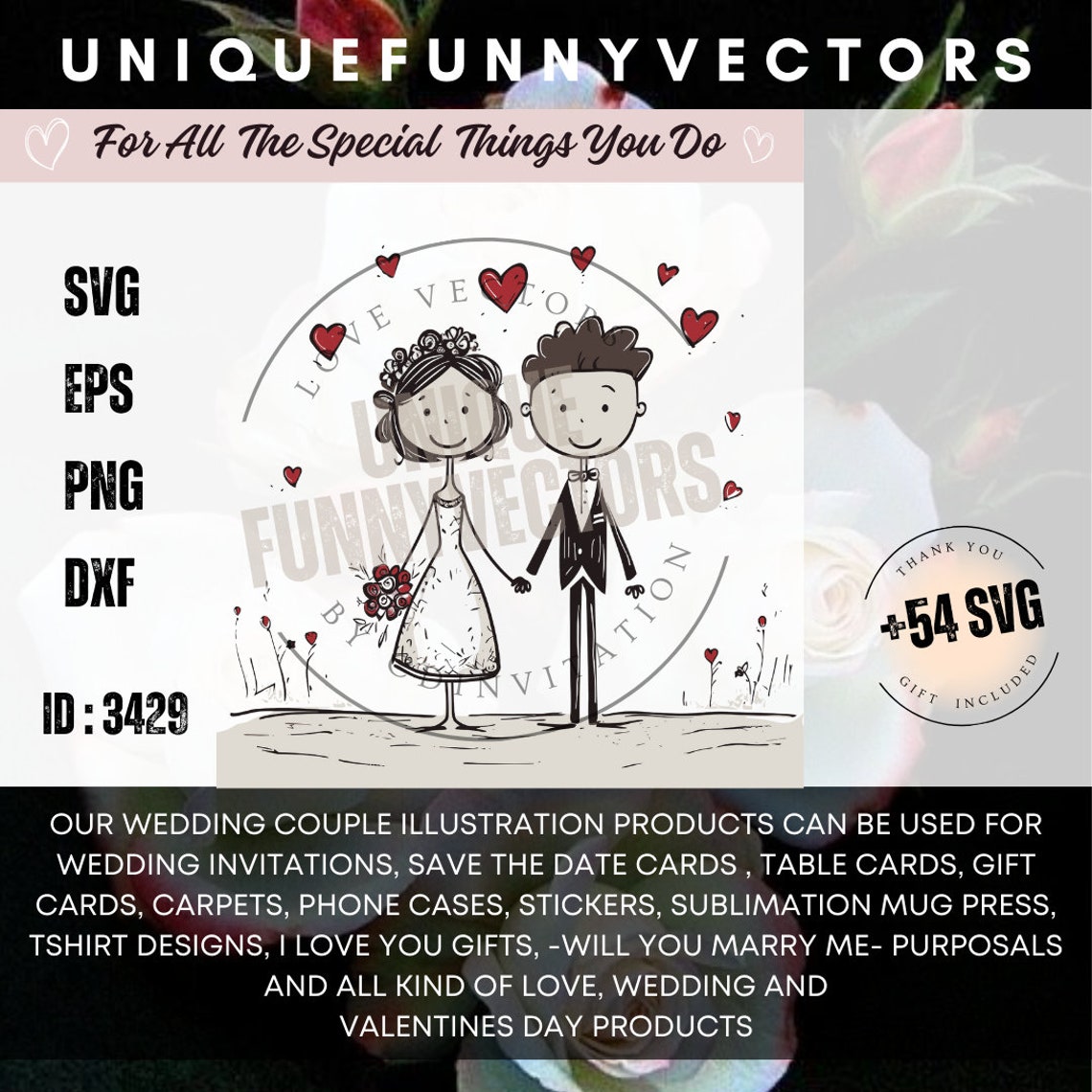 Matrimonial Moments SVG Captivating and Versatile Vector Art for ...