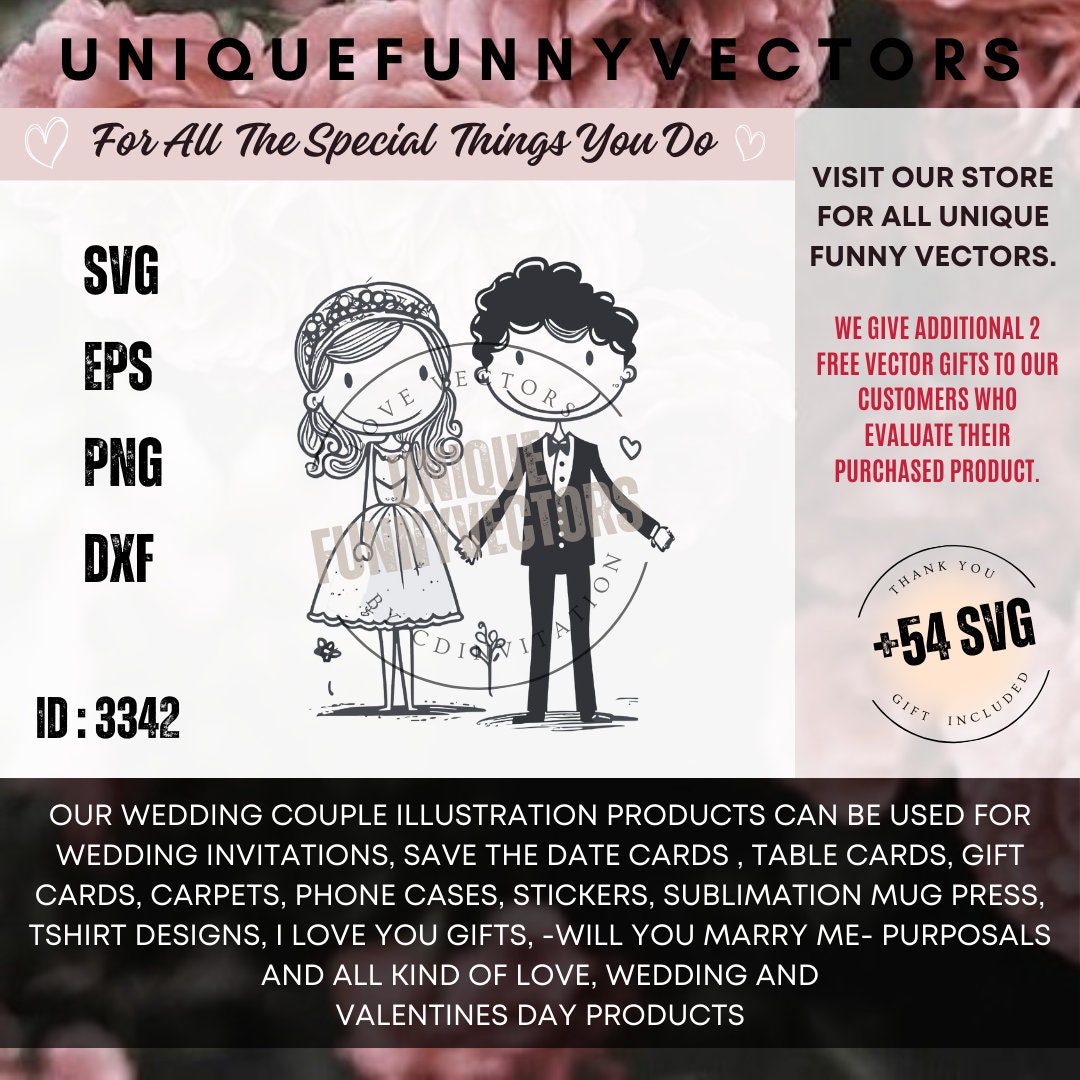 Stick Couples: Wedding Love Svg, Heart, Will U Marry Me Gift - Etsy