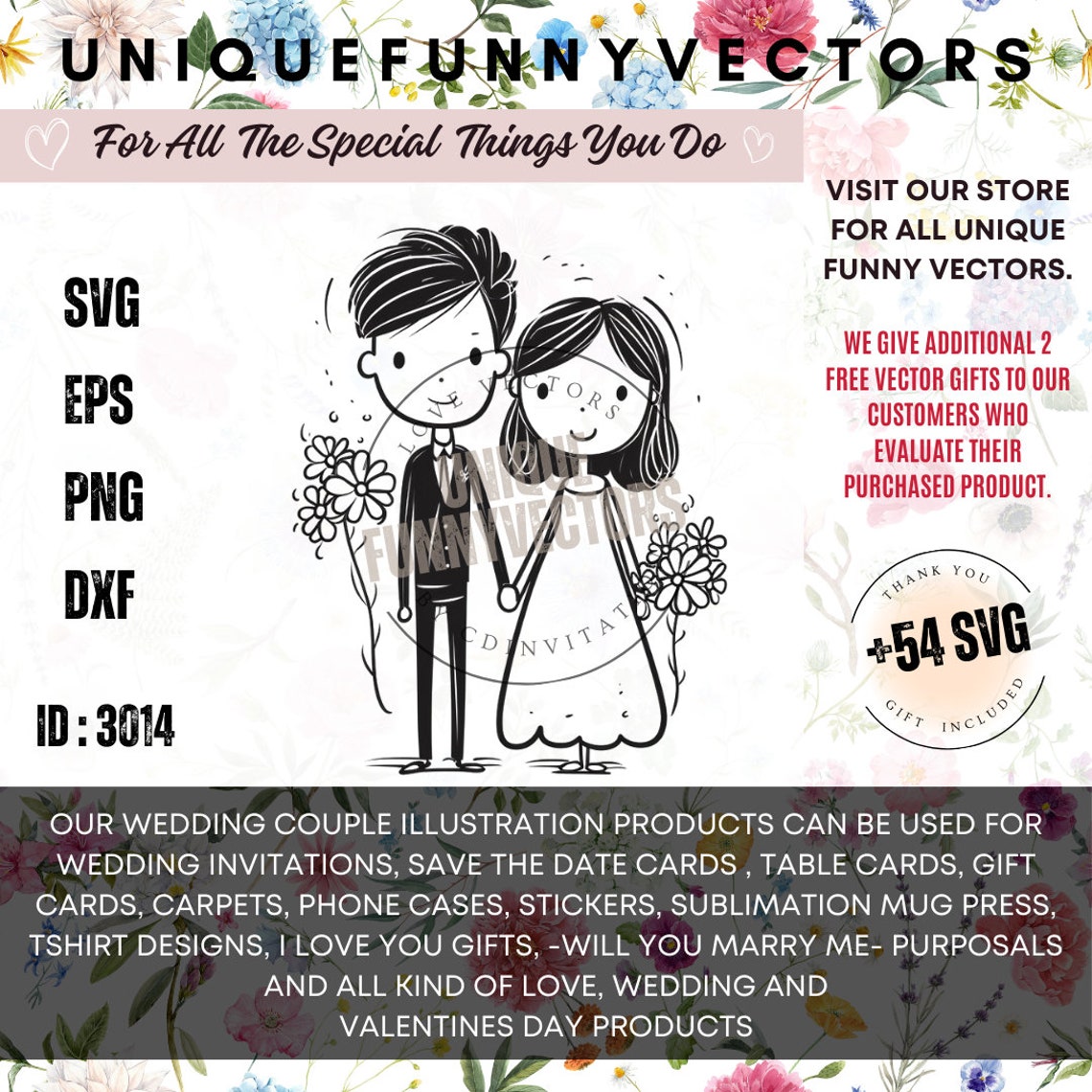 Printable Stick Figure Doodle Wedding Clipart Valentine Png Svg Couple ...