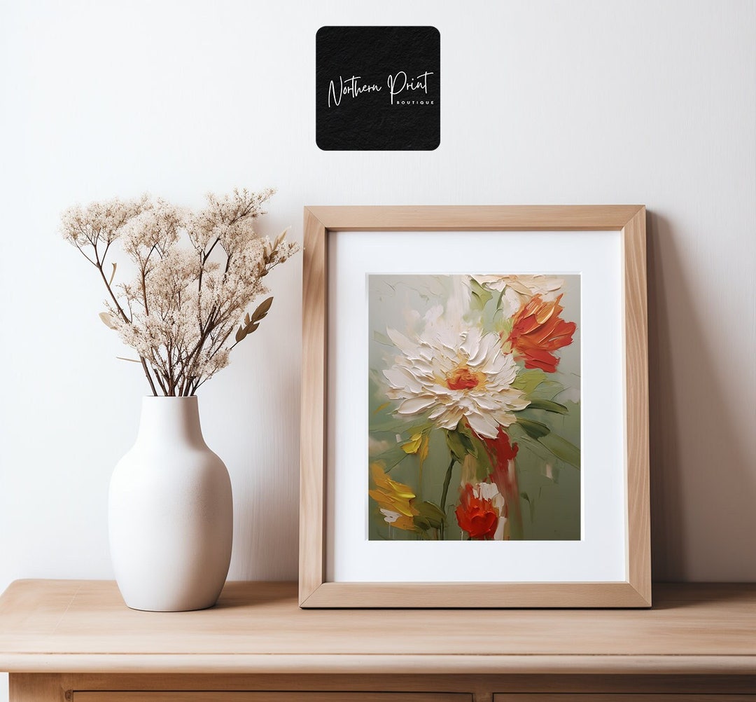 Printable in 25 Sizes Floral Display Instant Delivery Prints Unique ...