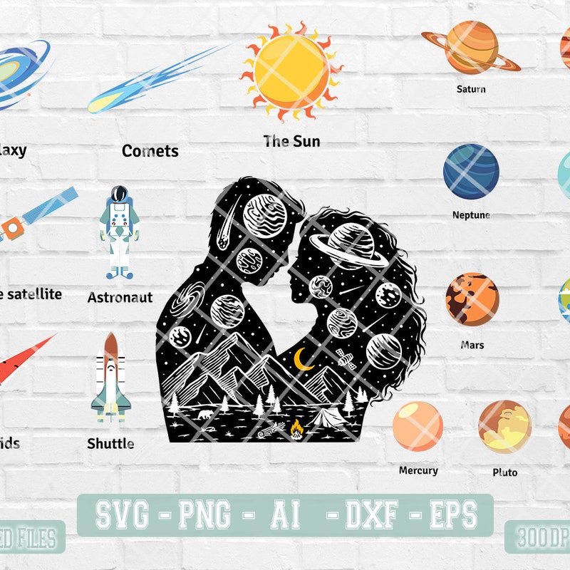 Space Svg - Etsy