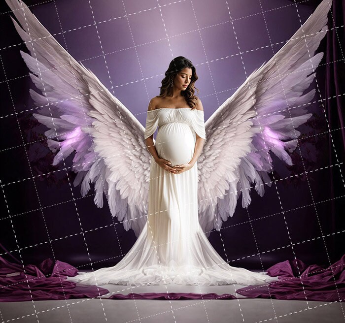 16 Digital Backdrops, Angel Wings Digital Backgrounds, Maternity ...