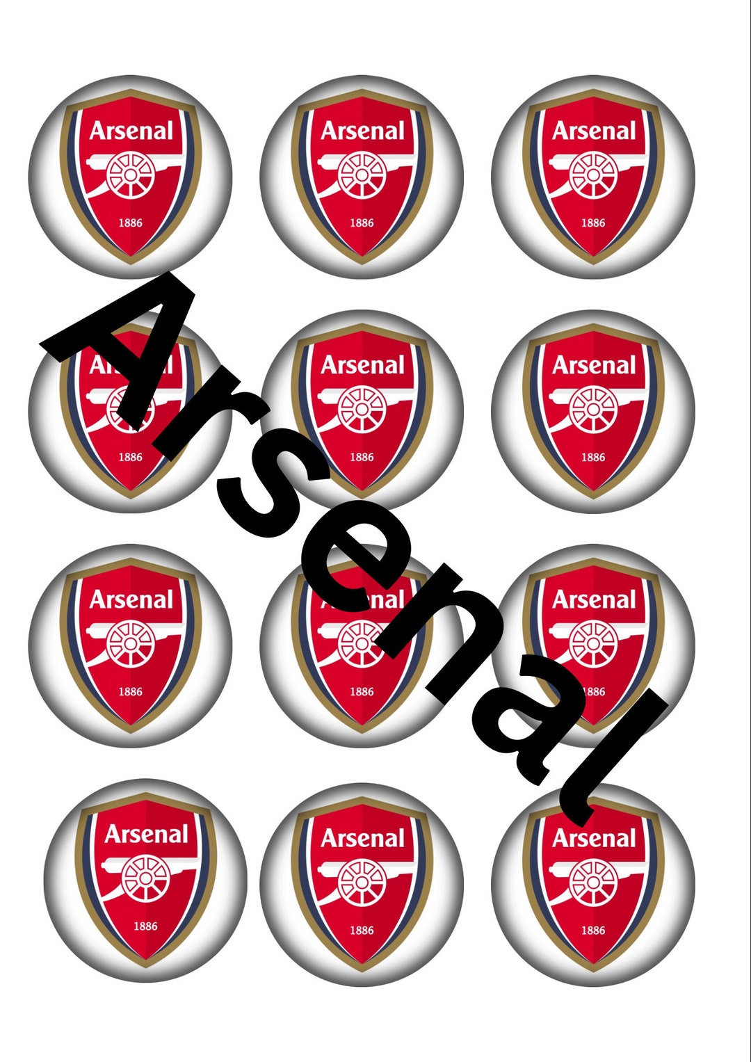 Edible Football Cupcake Toppers Edible Icing Sheets - Etsy