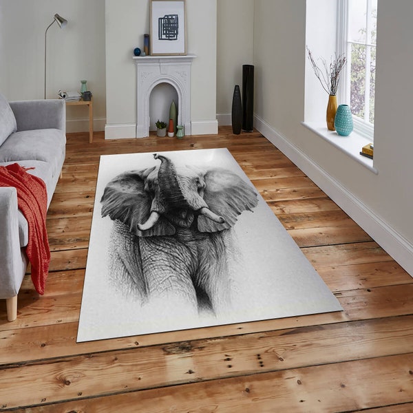 Elephant Rug - Etsy