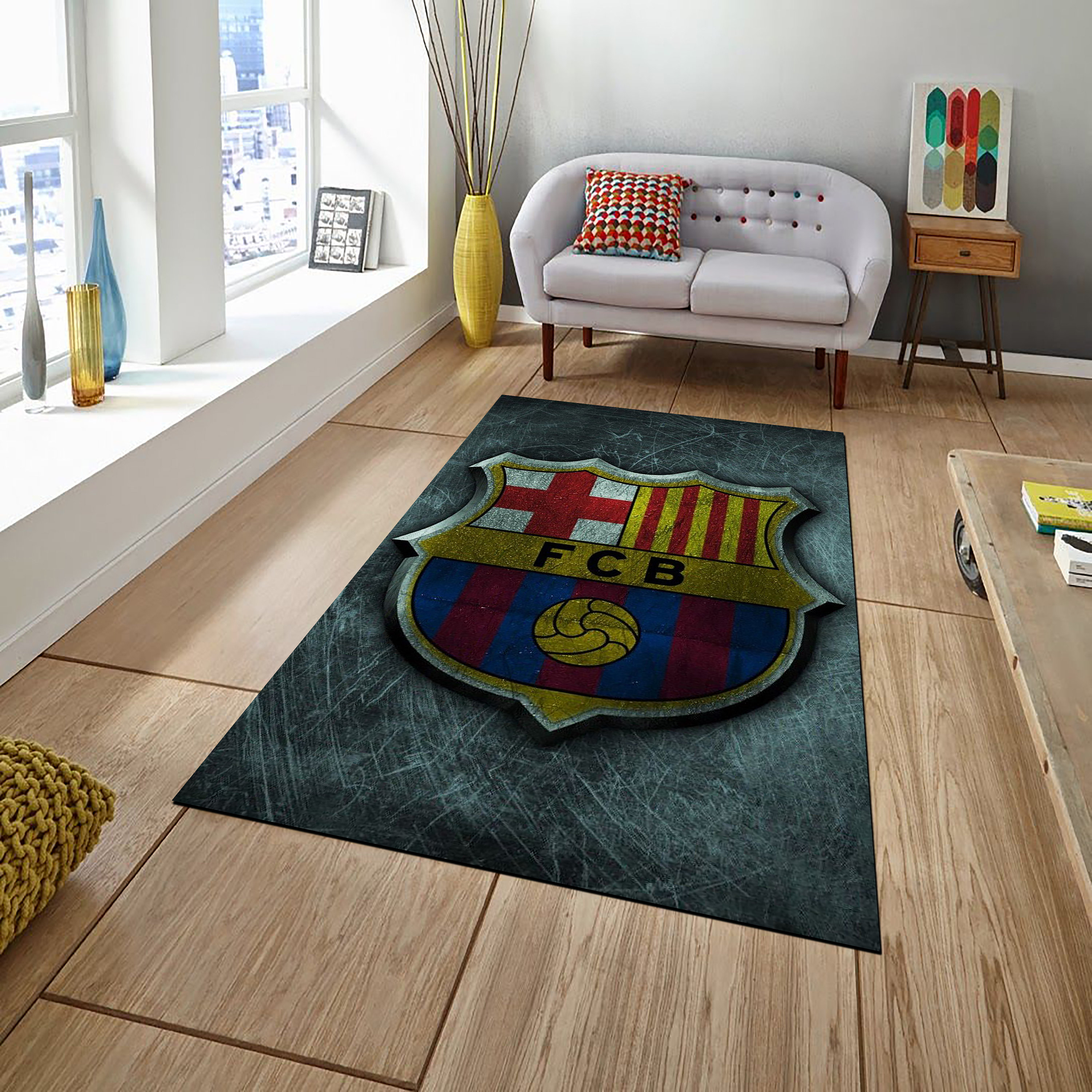 FC Barcelona, Spain Print, Messi, Hypebeast Rug, Funky Rug, Cool Rug ...