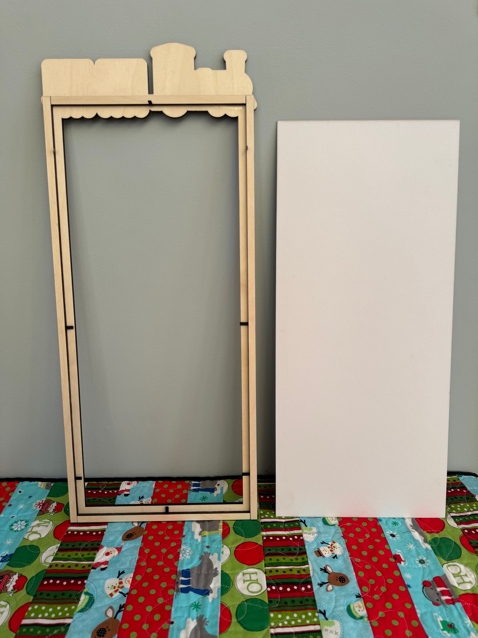 Holiday Train Backing Frame - Etsy