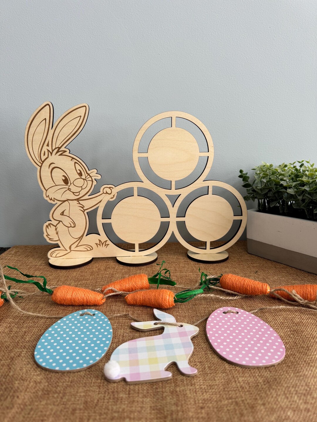 Bunny Round Display Stand - Etsy