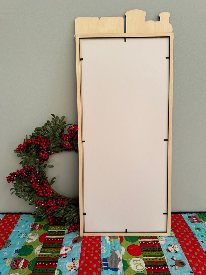 Holiday Train Backing Frame - Etsy