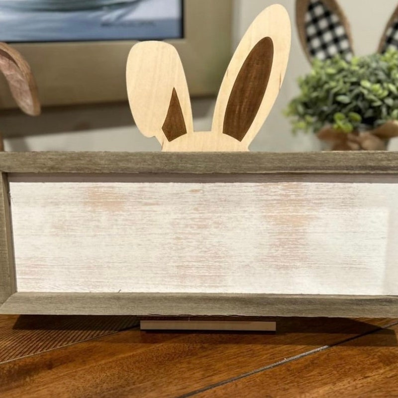 Wooden Bunny Stand - Etsy
