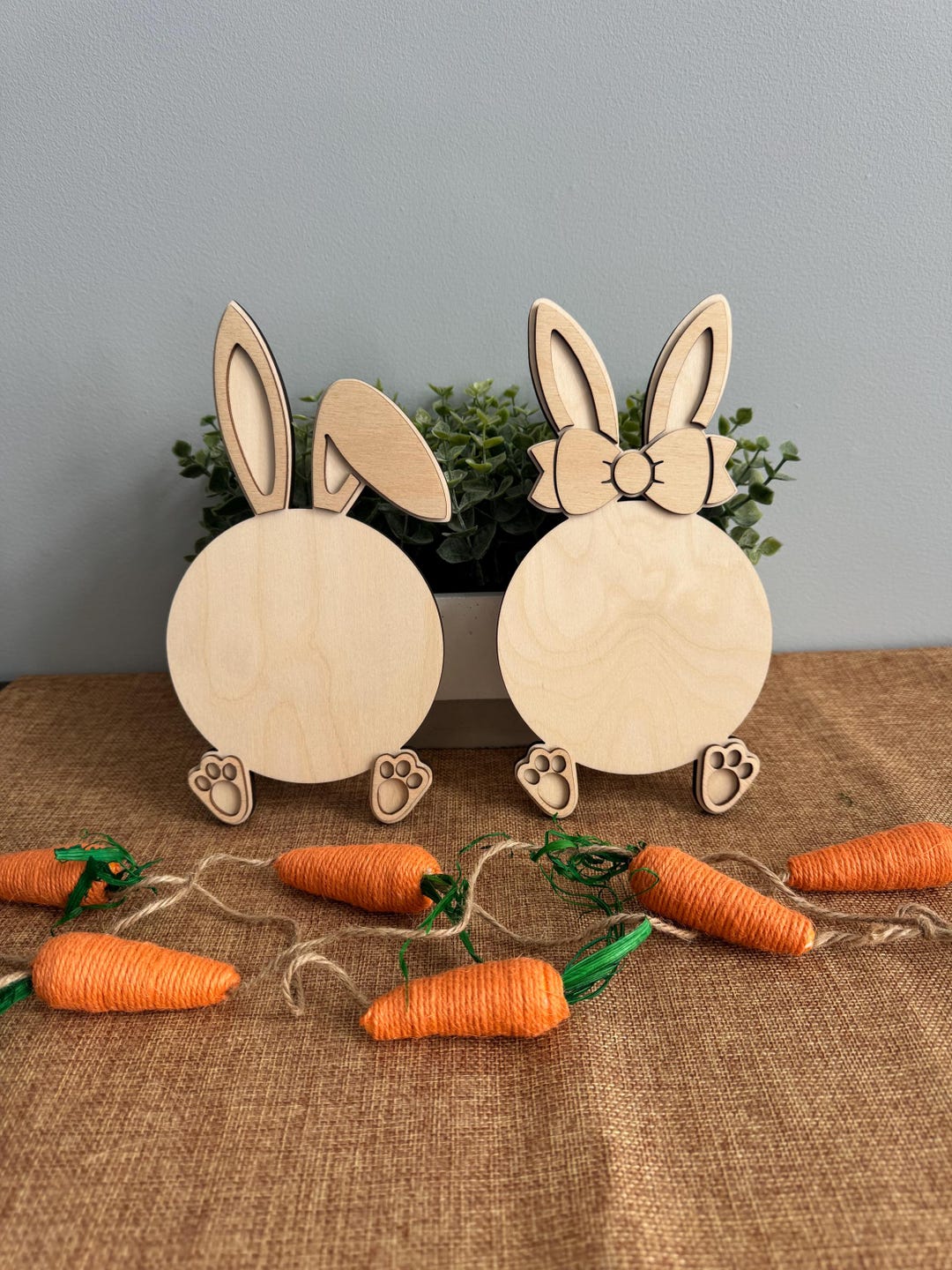 Easter Bunny Rounds Display Stands - Etsy