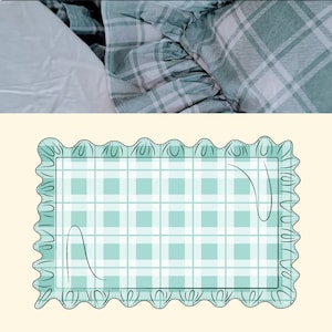 Ruffle Pillow - Etsy