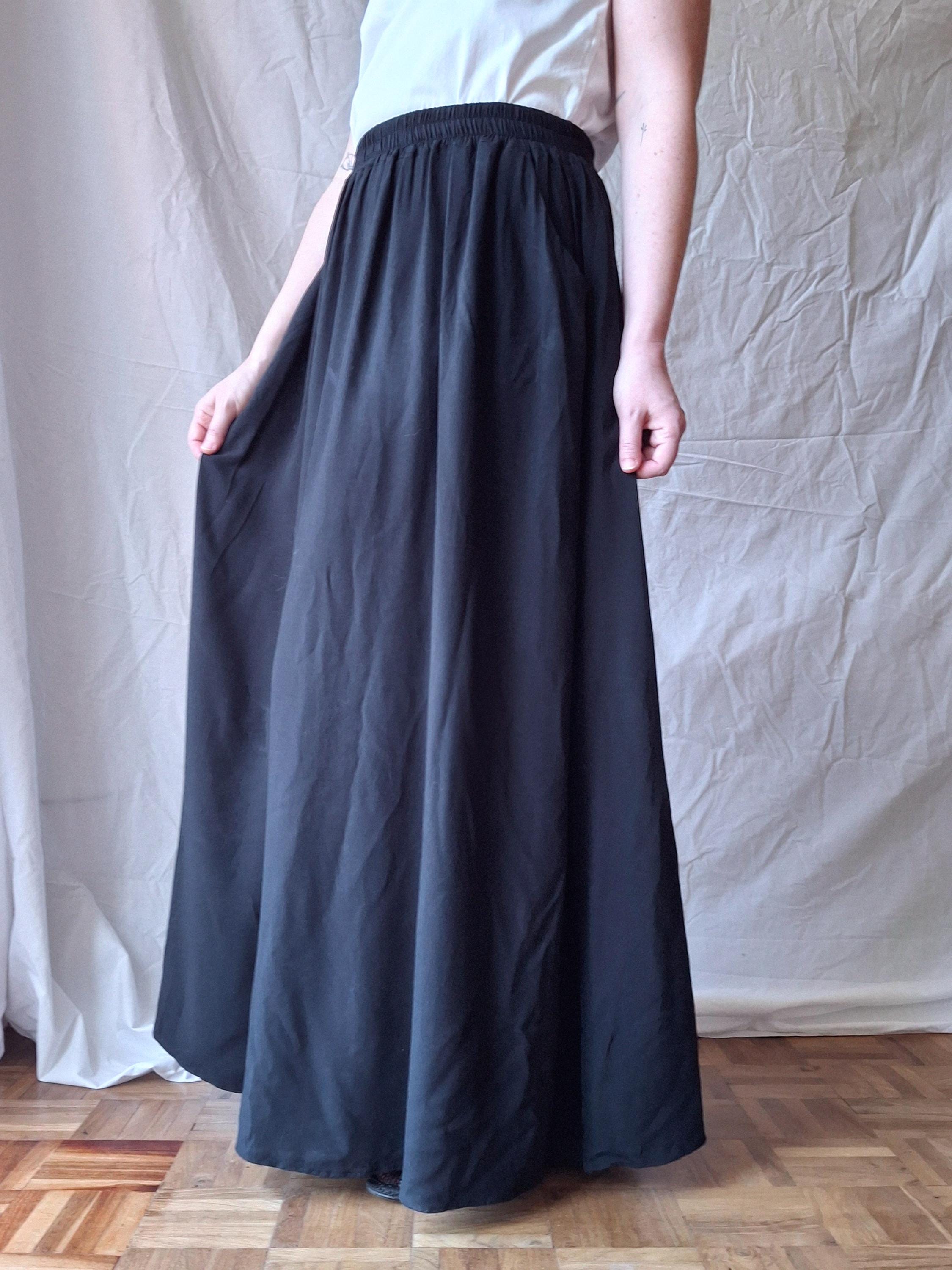 Maxi Skirt With Pockets PDF Sewing Pattern: Easy Customizable Women's ...
