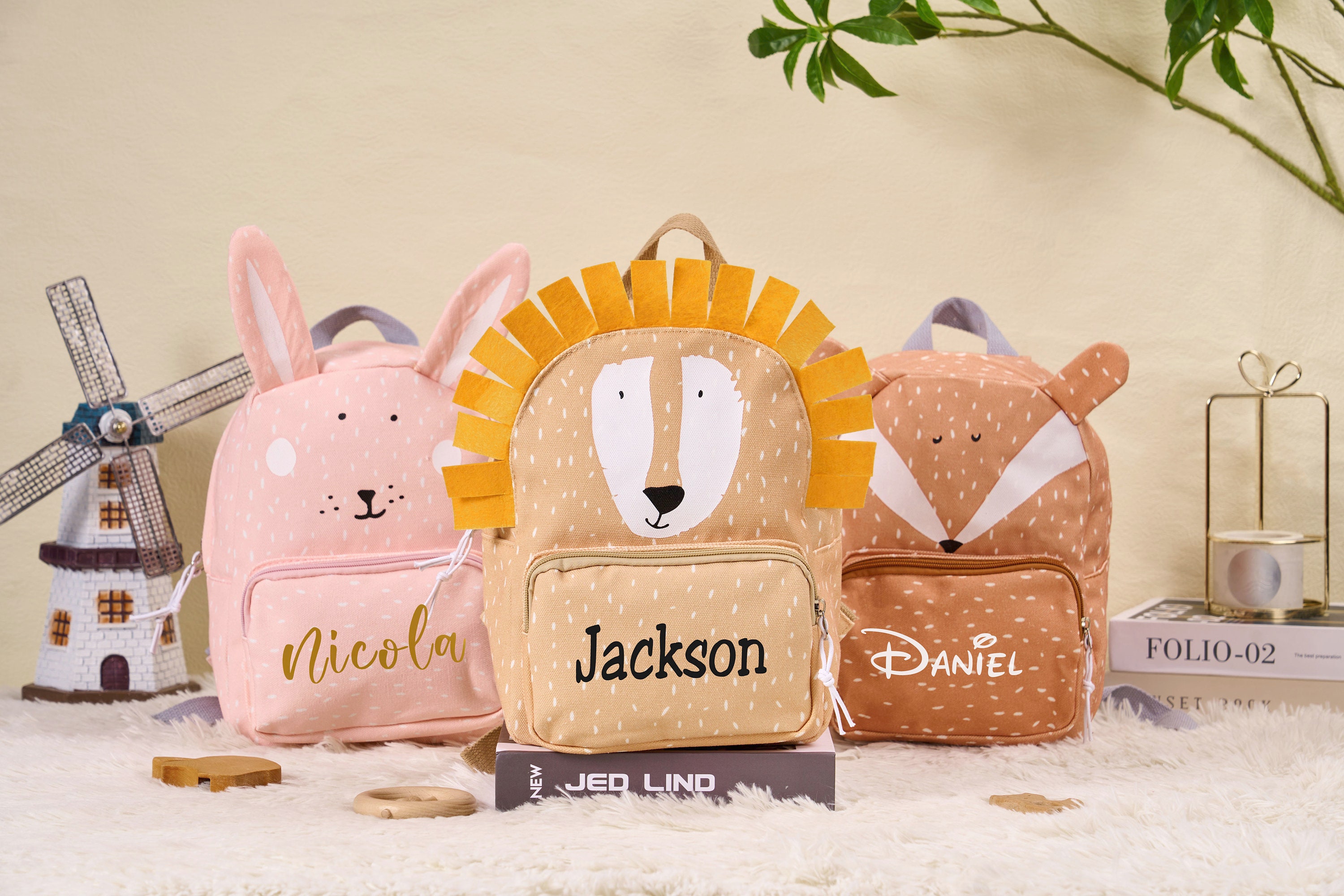 Personalized Children's Backpack,kids Backpack With Name,cartoon ...