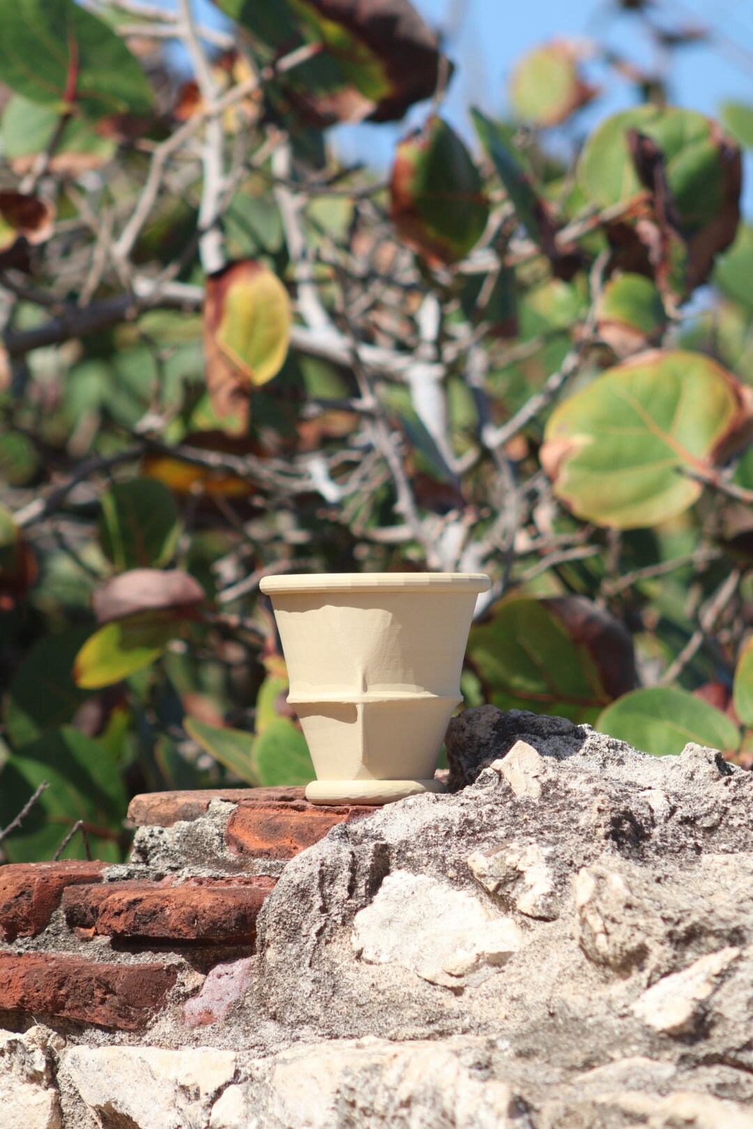 Pot Planter Cross Design With Drainage Holes - Etsy