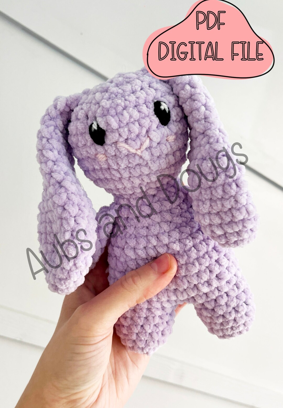 Bunny Crochet Pattern | PDF Pattern | Printable Pattern | Crochet ...