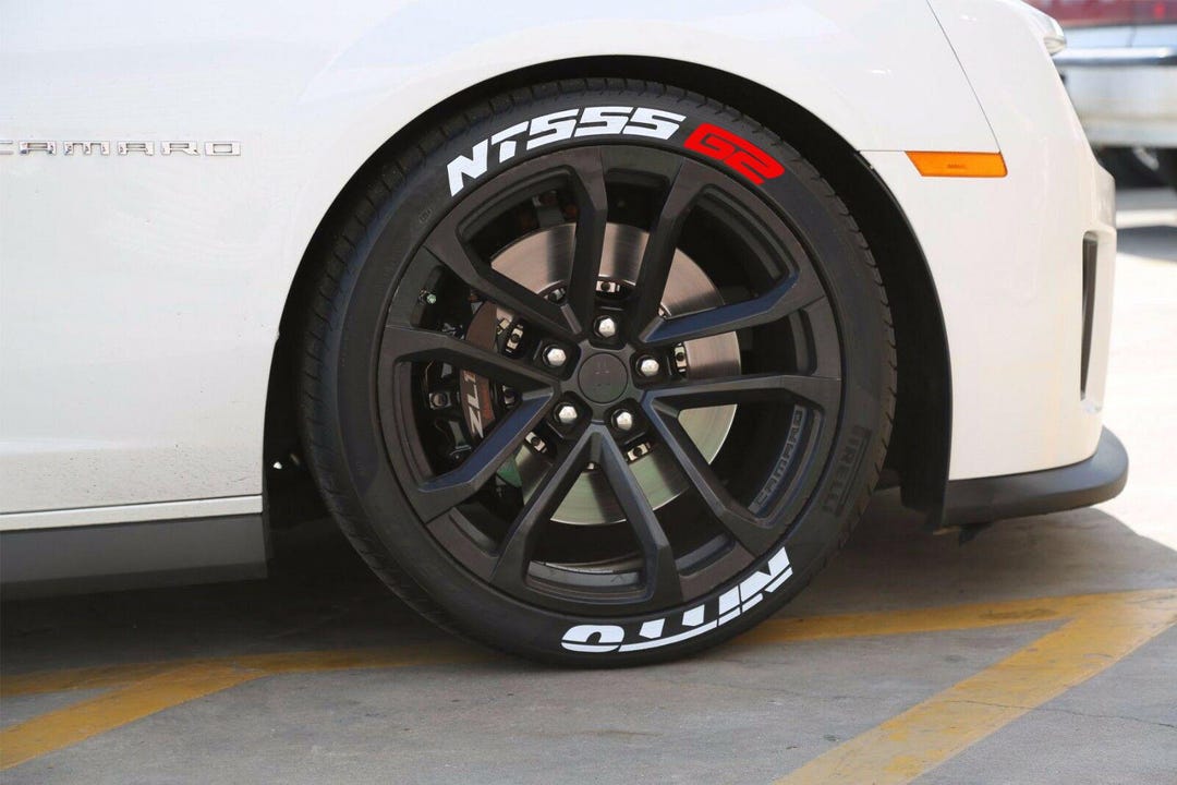 Tire Sticker Nitto Nt555 G2 Rubber Permanent Tire Decal Label Wheel ...