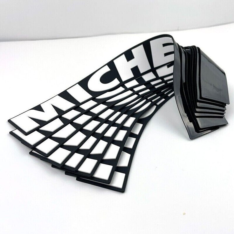Tire Sticker Michelin Rubber Permanent Tire Decal Label Wheel Sports 15 ...