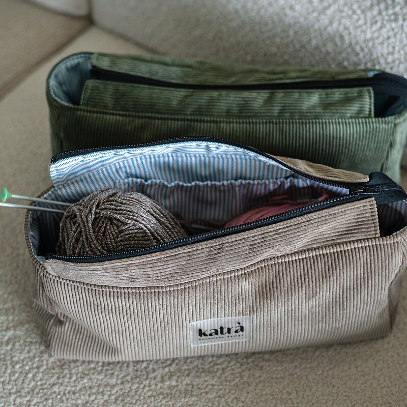Knitting Project Bag - Etsy