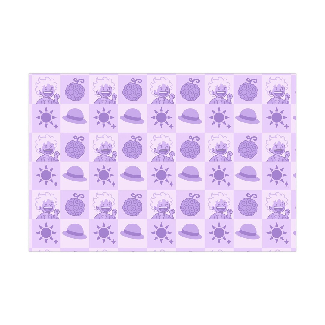 Whimsical One Piece Luffy Gift Wrap Papers - Fun & Festive Floral ...