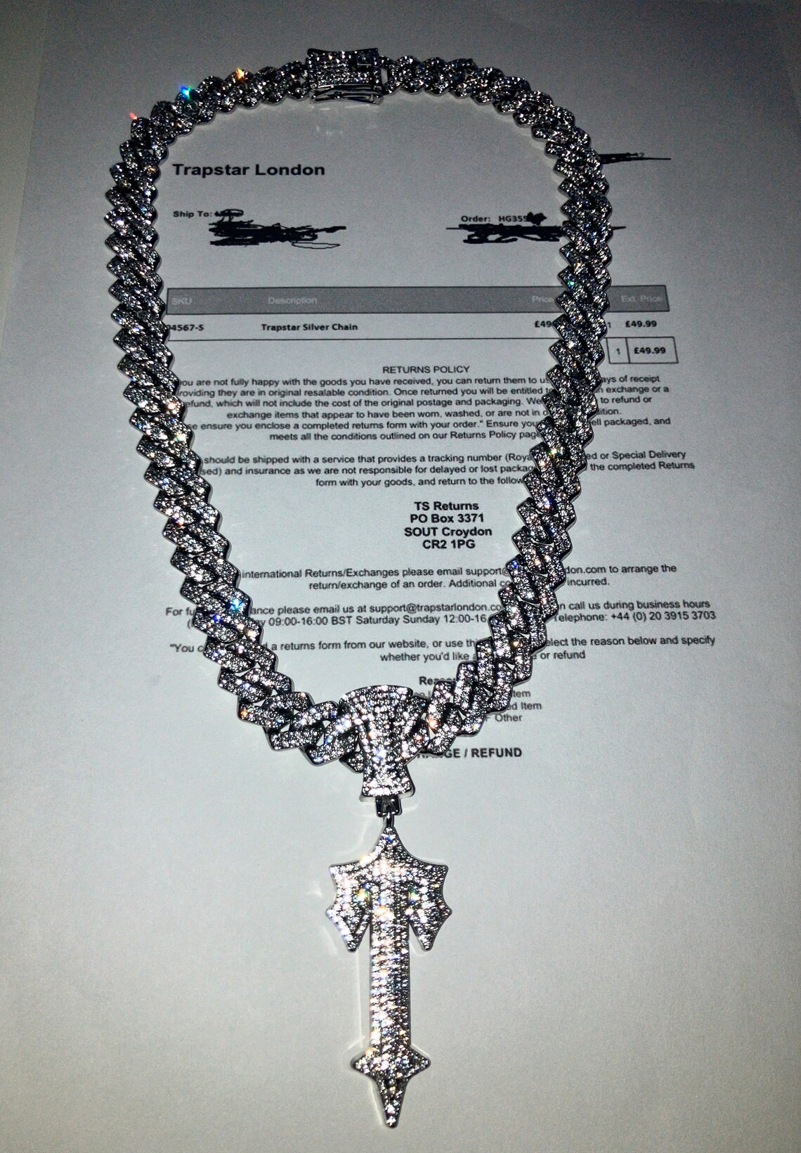 Trapstar Chain - Etsy