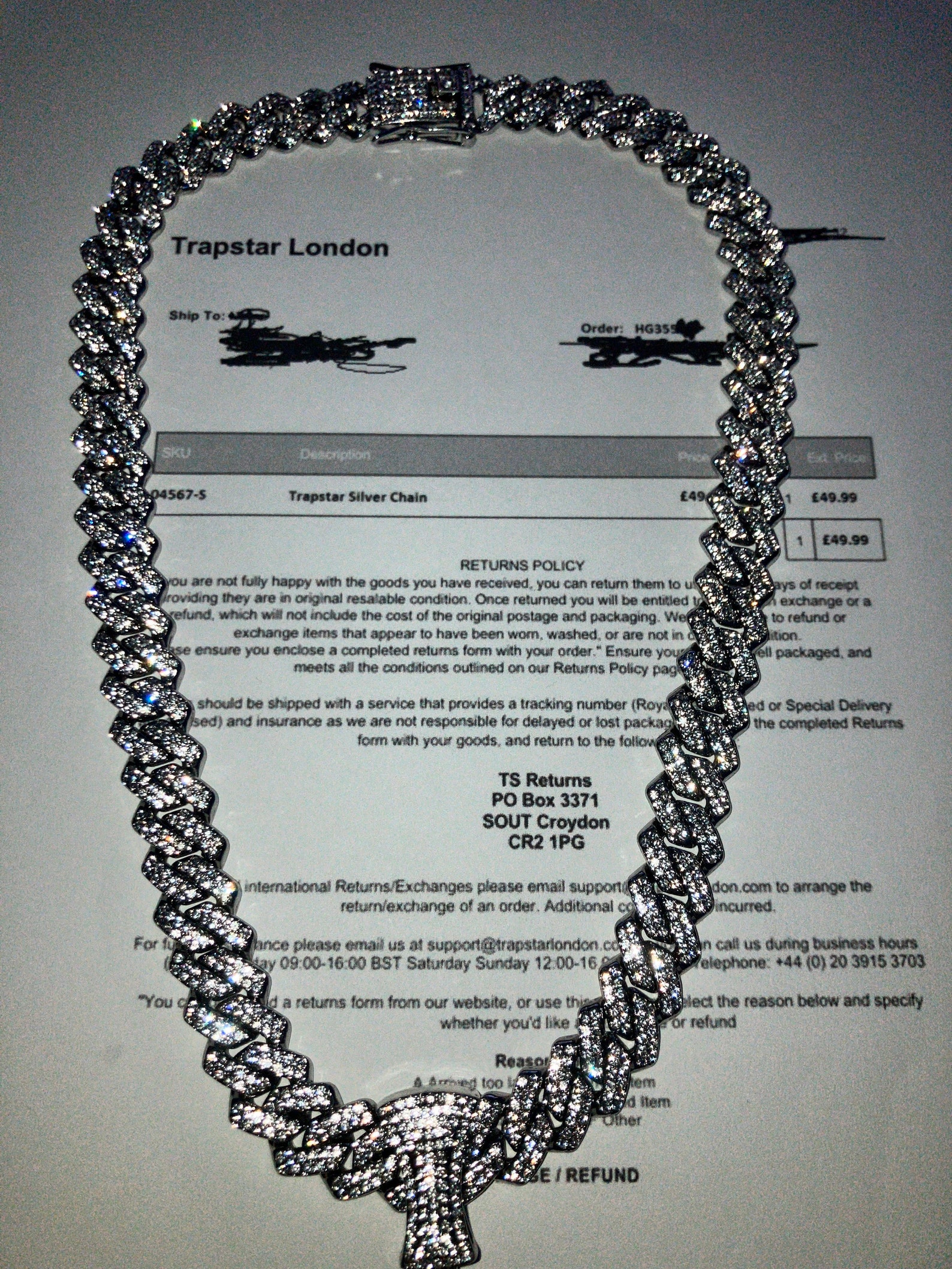 Trapstar Chain - Etsy