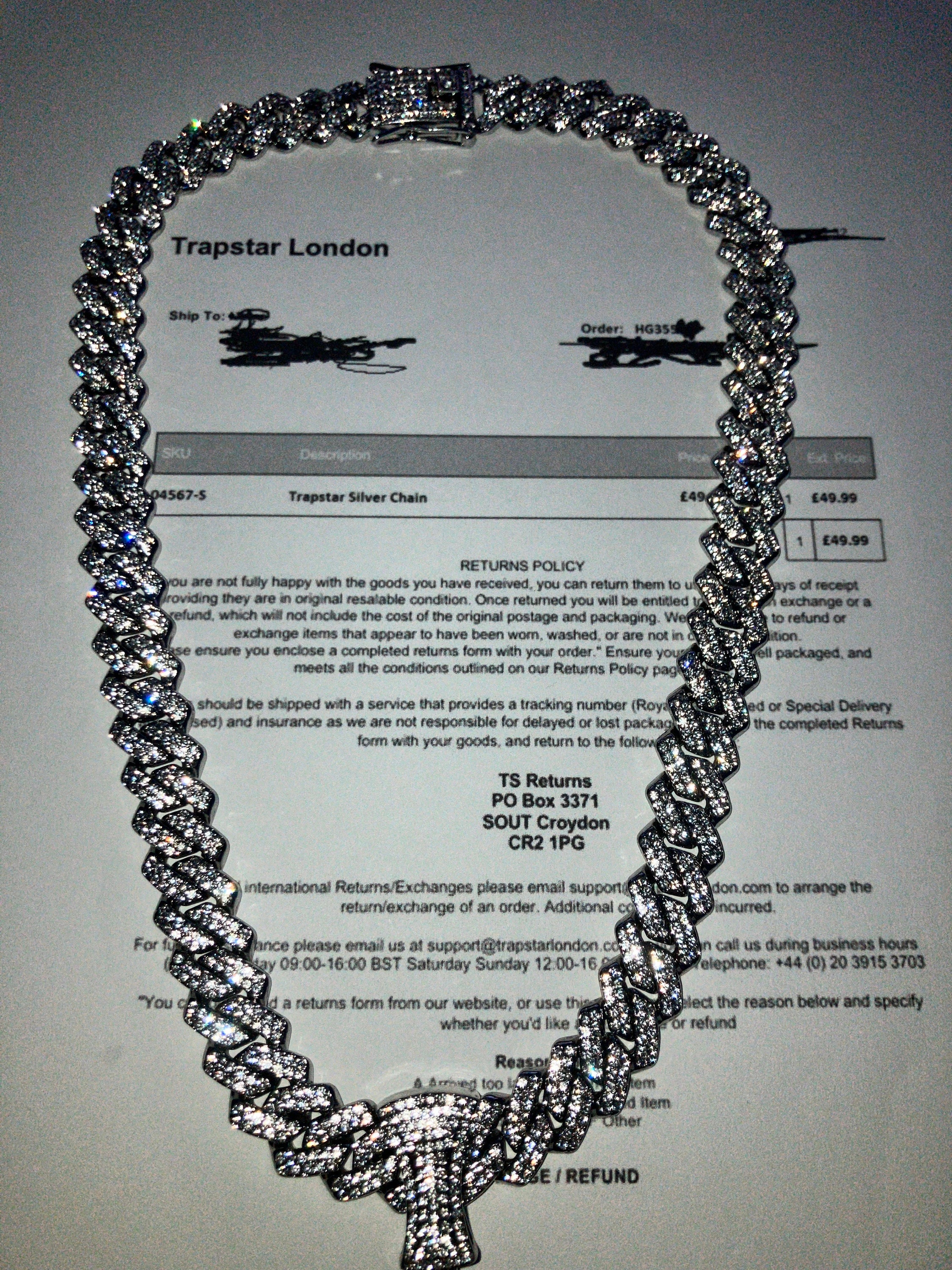 Trapstar Chain - Etsy