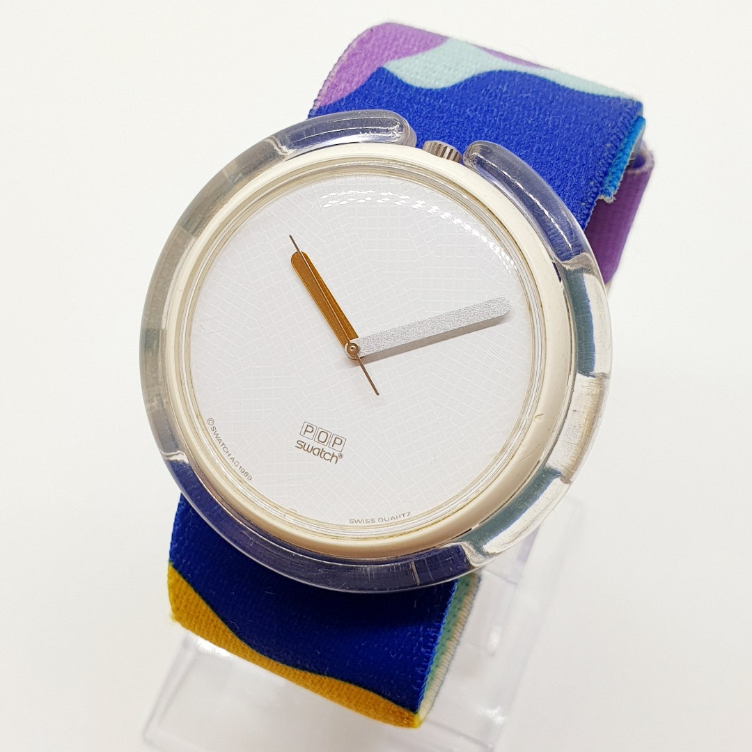 1989 Ultra Rare Swiss Made Swatch Pop Quartz Watch for Sale, 1980s ...