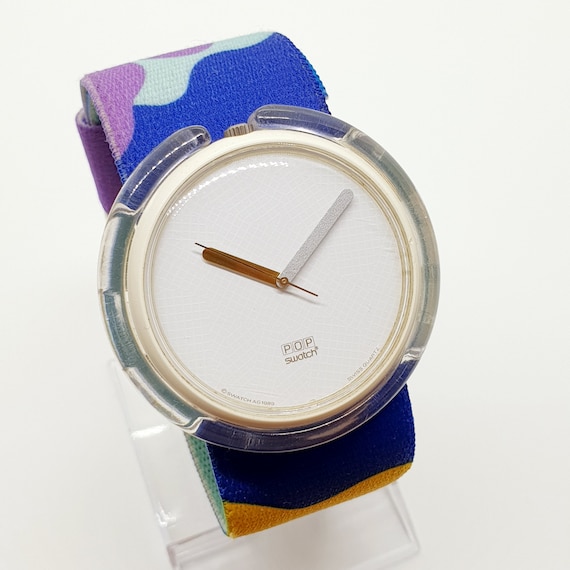 1989 Ultra Rare Swiss Made Swatch Pop Quartz Watch fo… - Gem