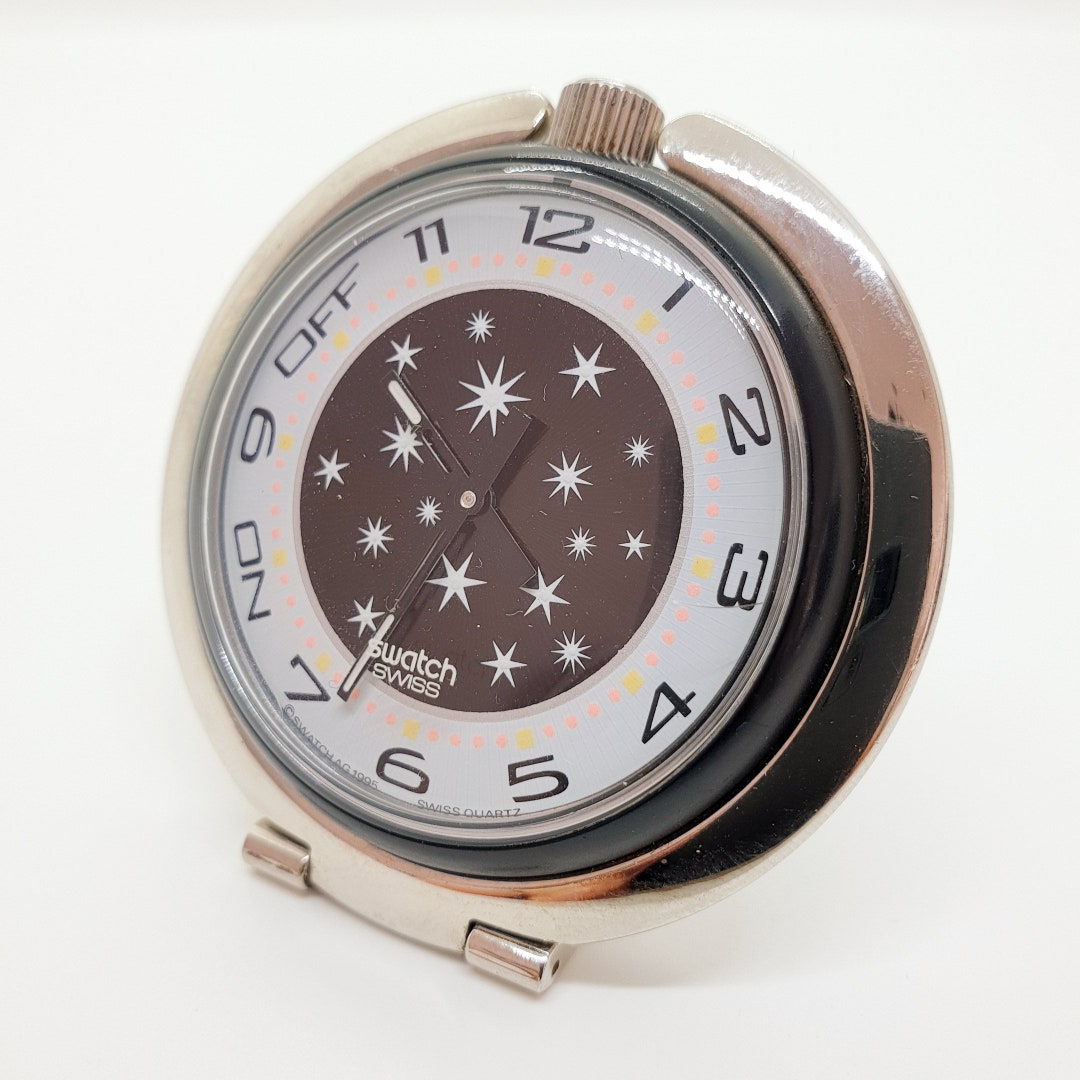 1995 Rare Swiss Made Pop Swatch Alarm Table Clock Watch, Vintage 90s ...