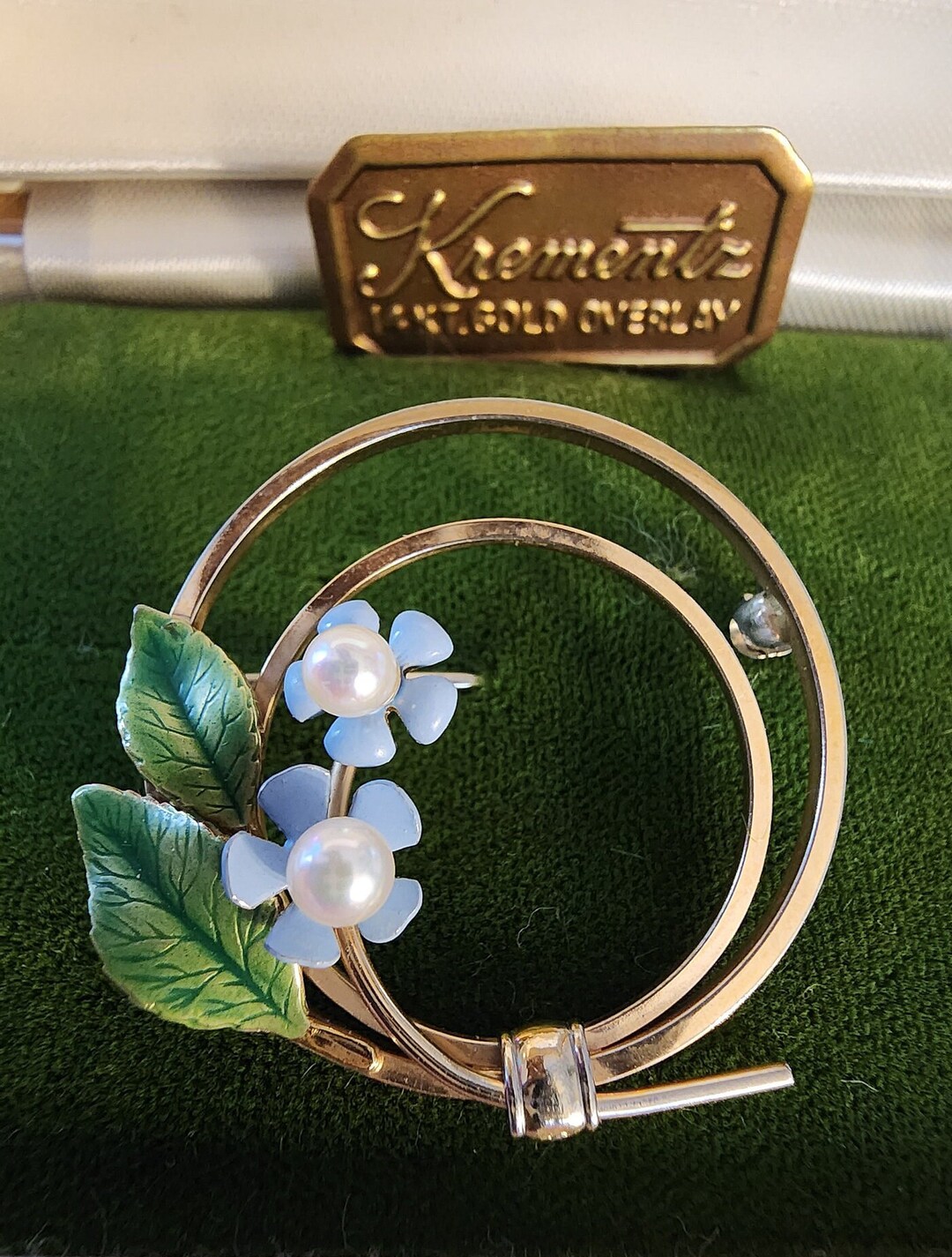 New in Box Krementz Brooch PIN Vintage - Etsy