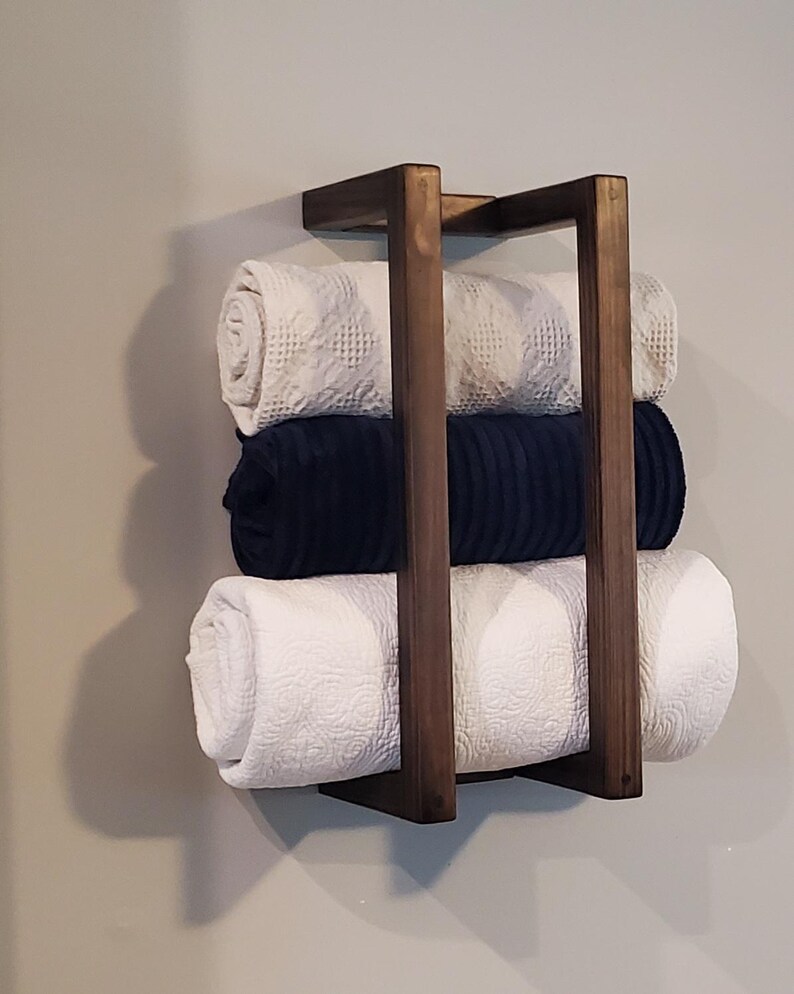 Handmade Floating Towel/blanket Rack - Etsy
